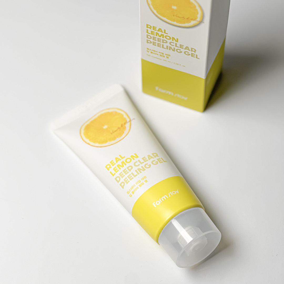 Пілінг-скатка з лимоном Farm Stay Real Lemon Deep Clear Peeling Gel | AZI