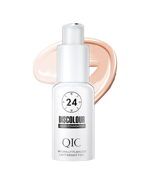 Тональний крем з адаптивним відтінком QIC Discolour Liquid Foundation | AZI