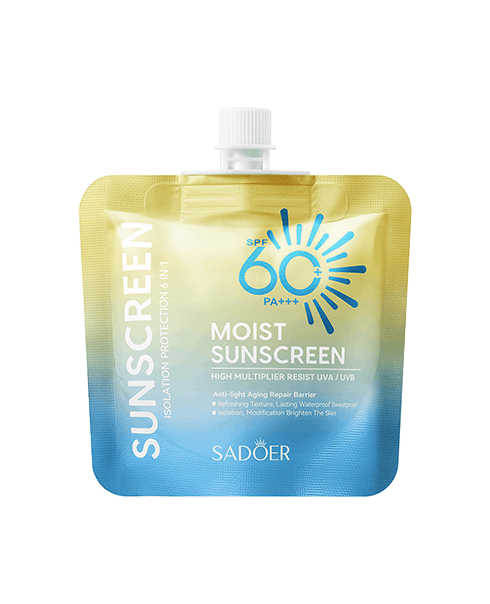 Сонцезахисний крем Sadoer Moist Sunscreen SPF 60+ PA+++ | AZI