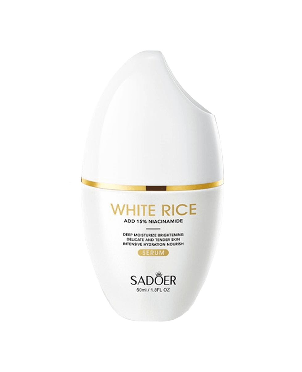 Освітлююча сироватка з екстрактом рису та 15% ніацинаміду Sadoer White ...